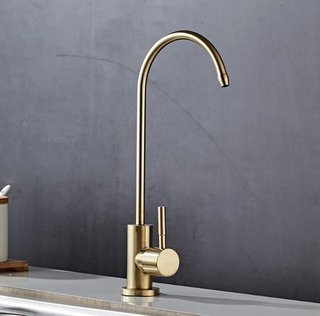 Brushed Gold Water Purified Tap #202356 – TIC Bathrooms