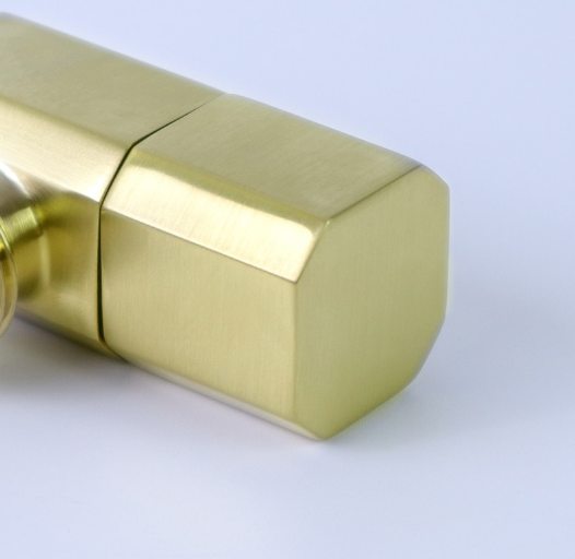 Brushed Gold Angle Valve #20255 – TIC Bathrooms
